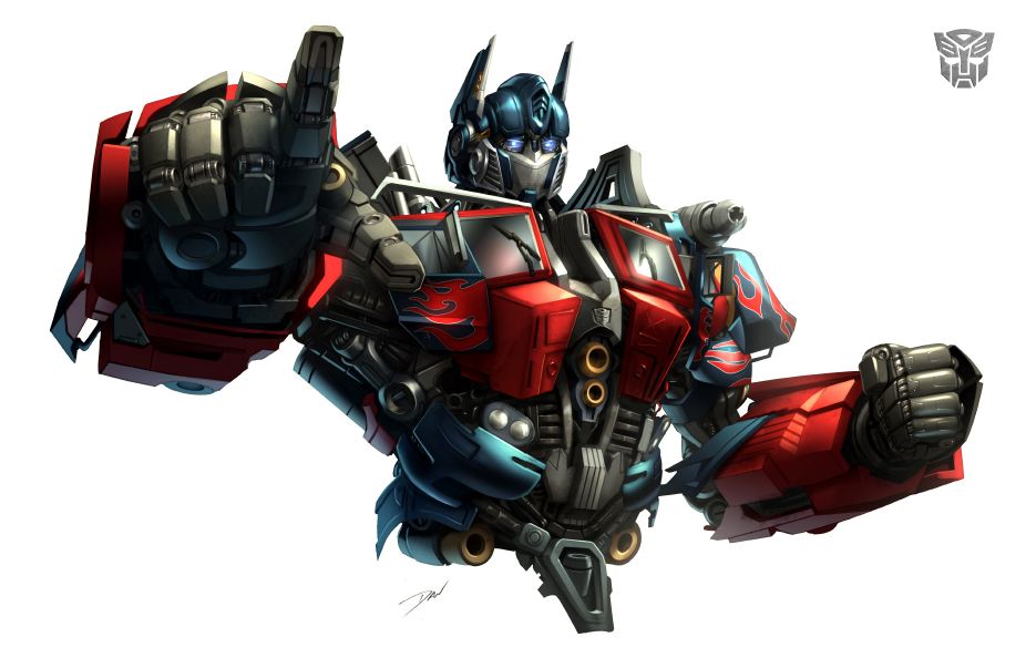 Movie Optimus Prime.Point Pose. (Print) – Unreal Books