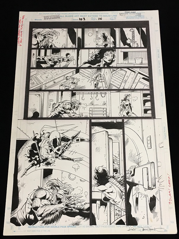 Wolverine Issue #103 Page 10 Wolverine with Elektra – Unreal Books